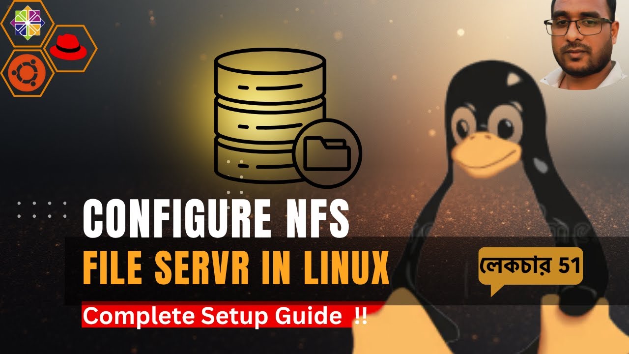 How to Configure NFS File Server in CentOS / RHEL | Complete Setup Guide for Beginners - YouTube