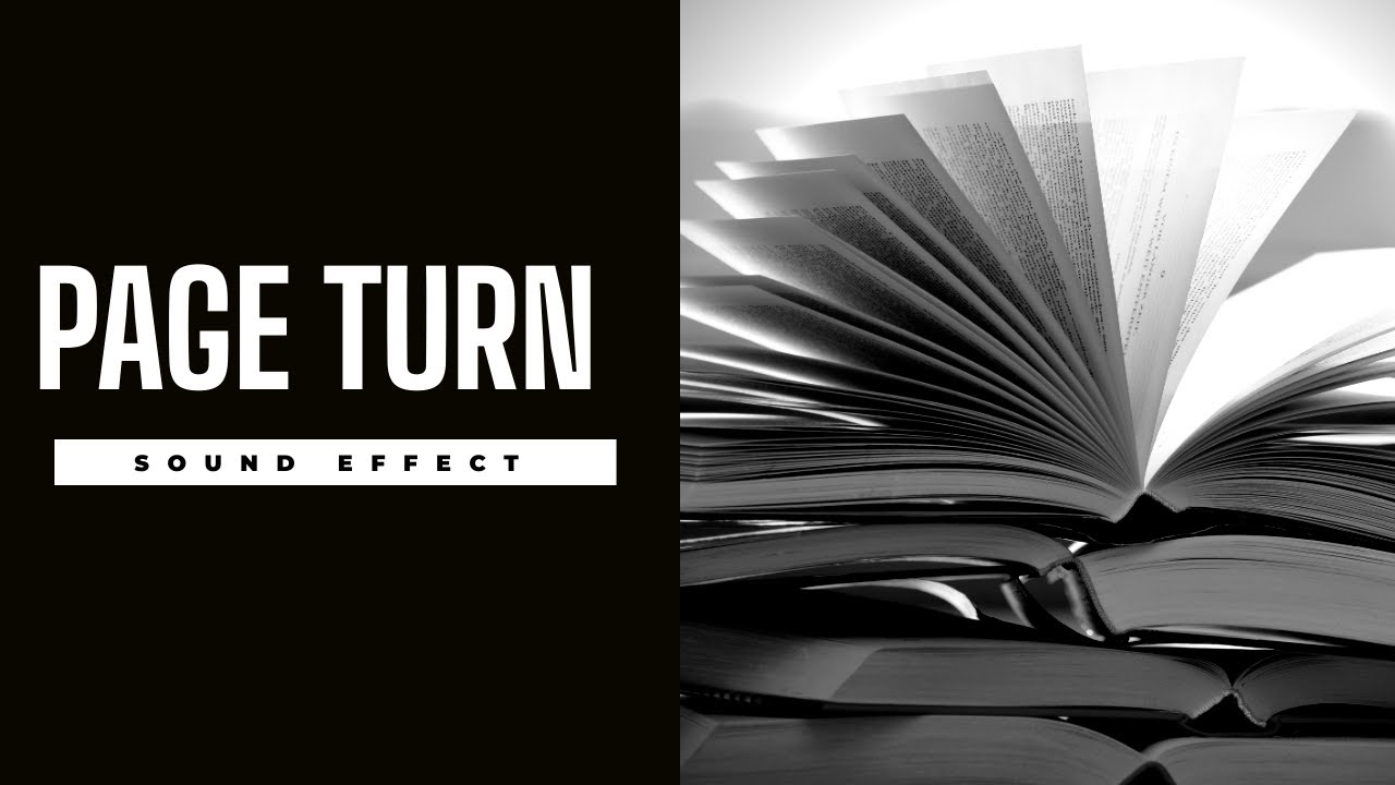 Page Turn Sound Effect 2020 | Page Turn No Copyright | Page Turn In ...