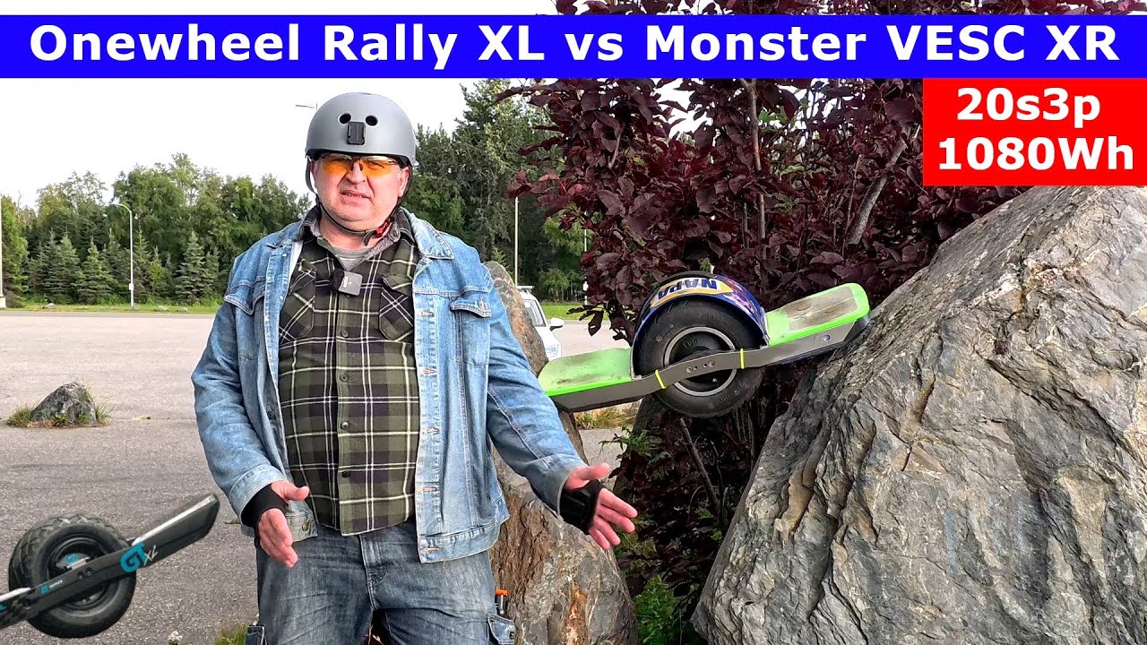 Onewheel GT S-Series Rally XL vs Monster VESC XR - YouTube