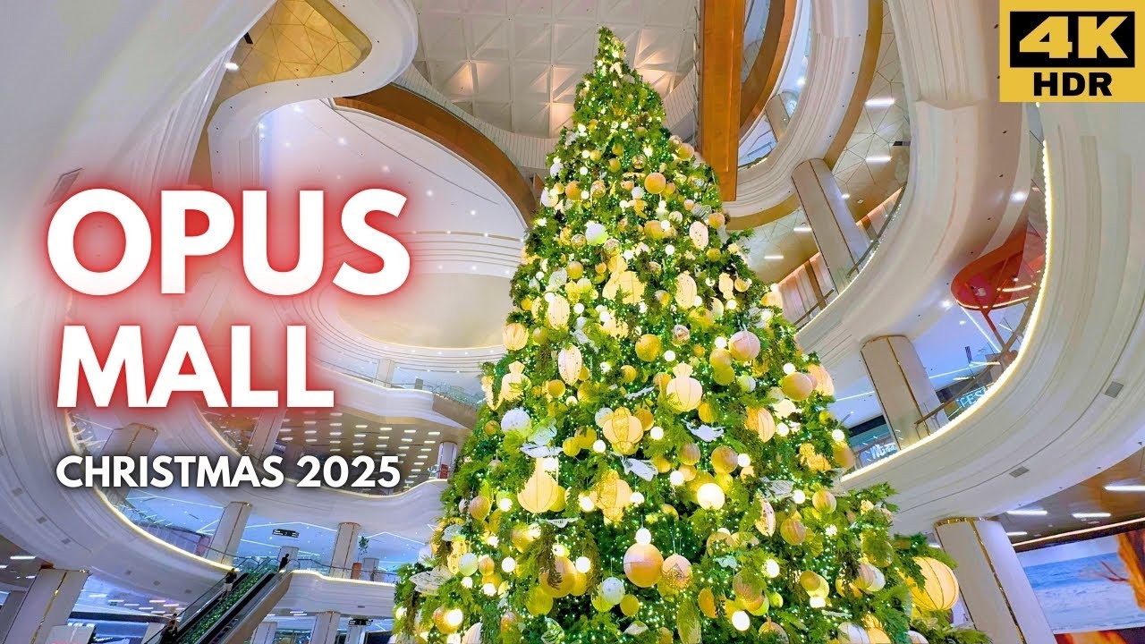 First Look at Opus Mall's Giant Christmas Tree 🎄| 2025 Ber Months ...