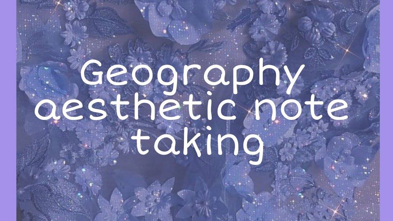 Aesthetic study | studying Geography | Nourin studies | - YouTube