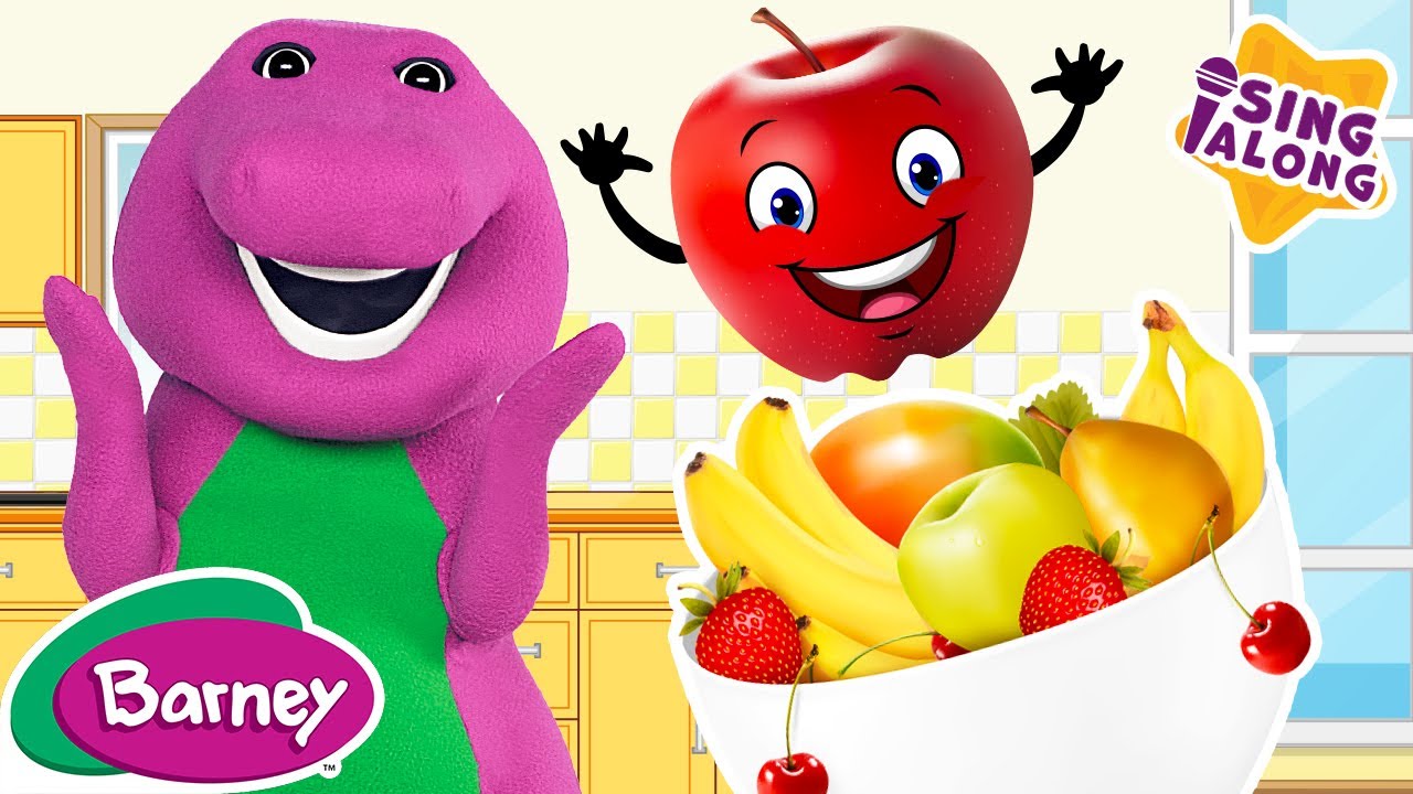 Snackin' on Healthy Food Song | Yummy Fruit Salad for Kids | Barney and ...
