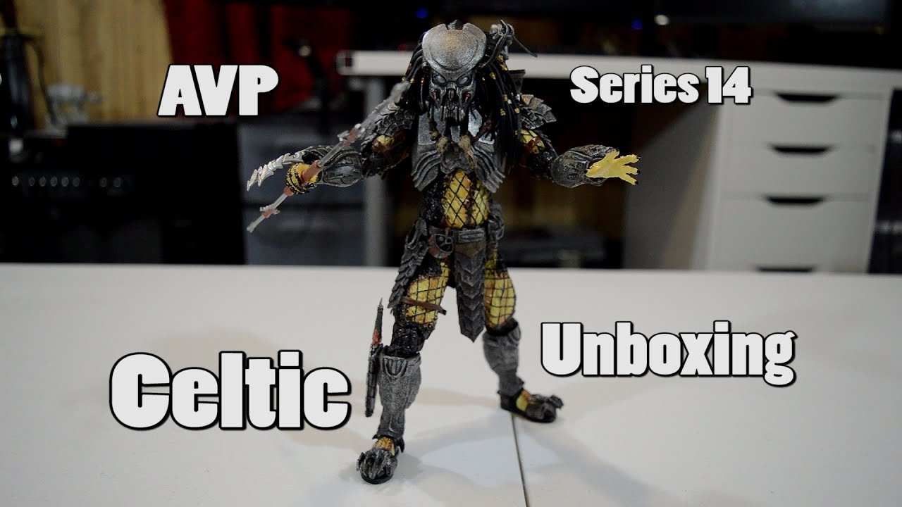 NECA Series 14 Predator Action Figure Unboxing - Celtic - YouTube