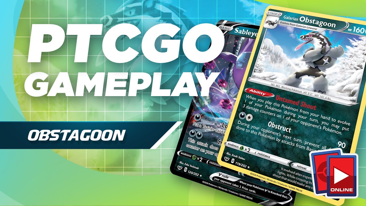 Galarian Obstagoon Deck - PTCGO Gameplay (Sword & Shield) - YouTube