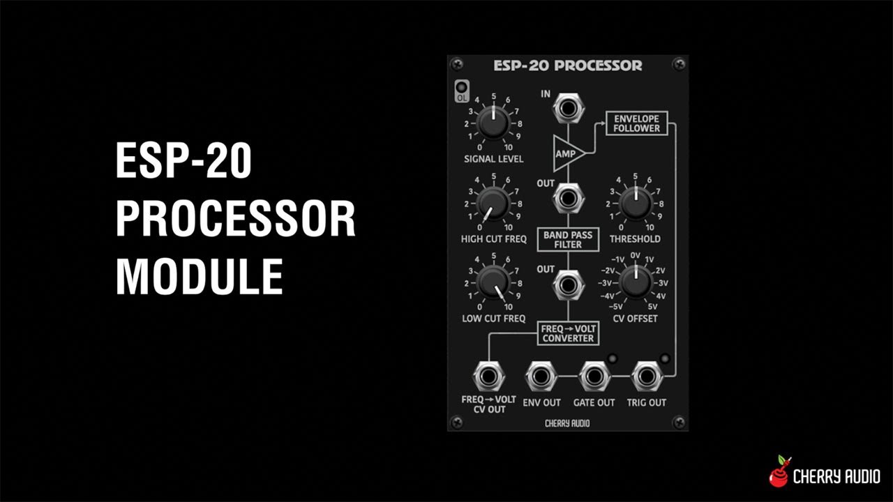 Cherry Audio Voltage Modular: ESP-20 Processor Module - YouTube