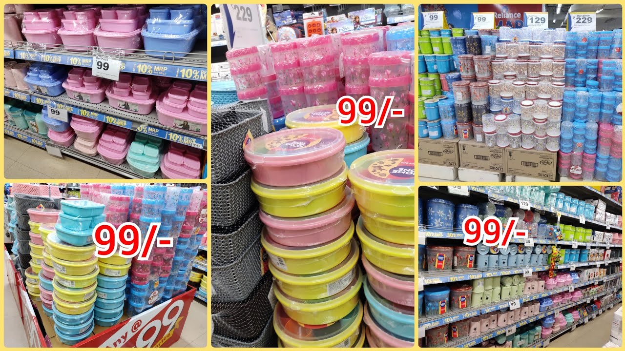 reliance smart latest plastic containers | reliance smart kitchen items ...