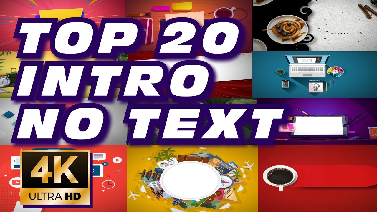 Top 20 Intro Template No Text Free Download I Tytlix - YouTube