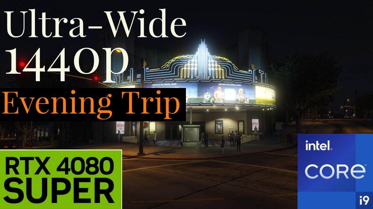 First person ultrawide POV: Going to the Movies in GTA V (Max Settings ...