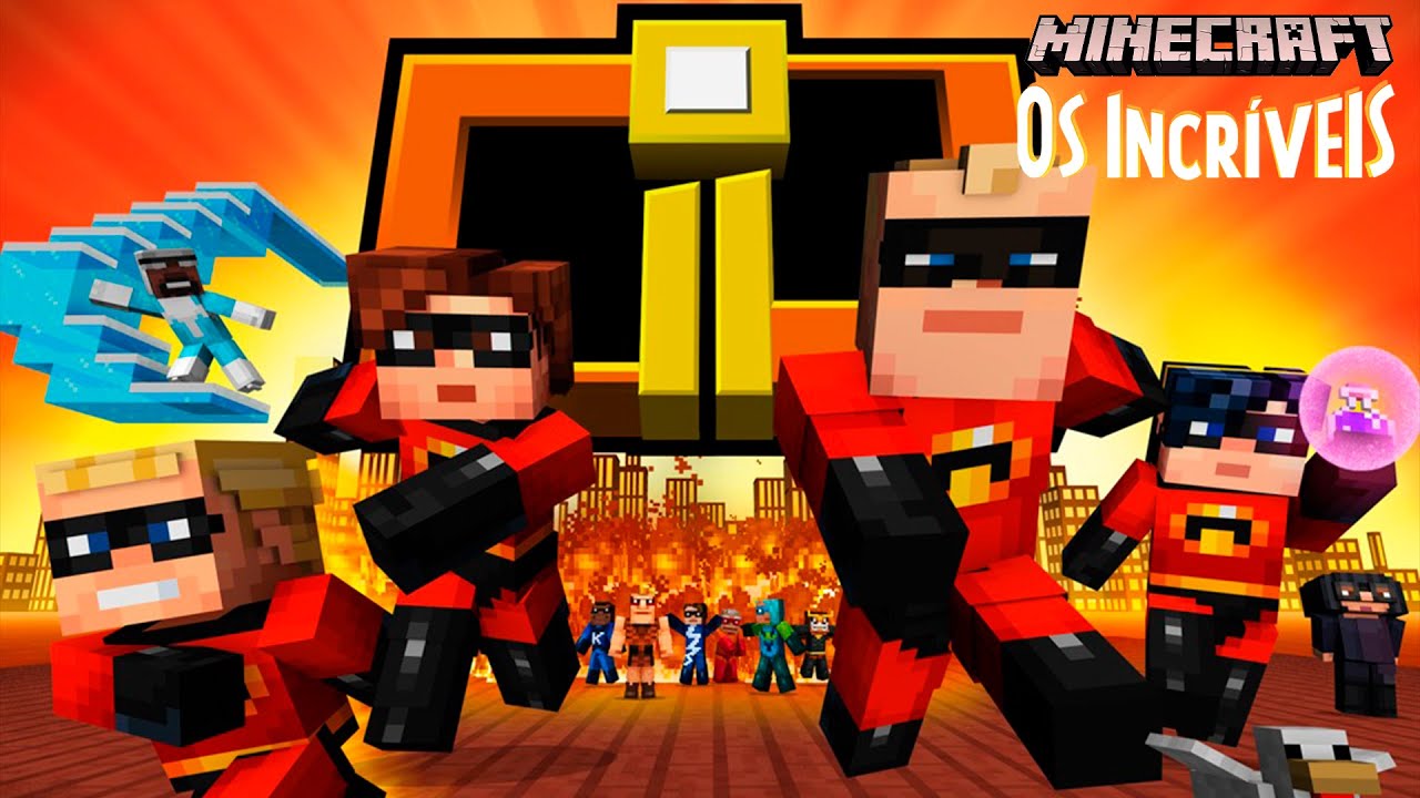 OS INCRÍVEIS DENTRO DO MINECRAFT!! O FILME - YouTube
