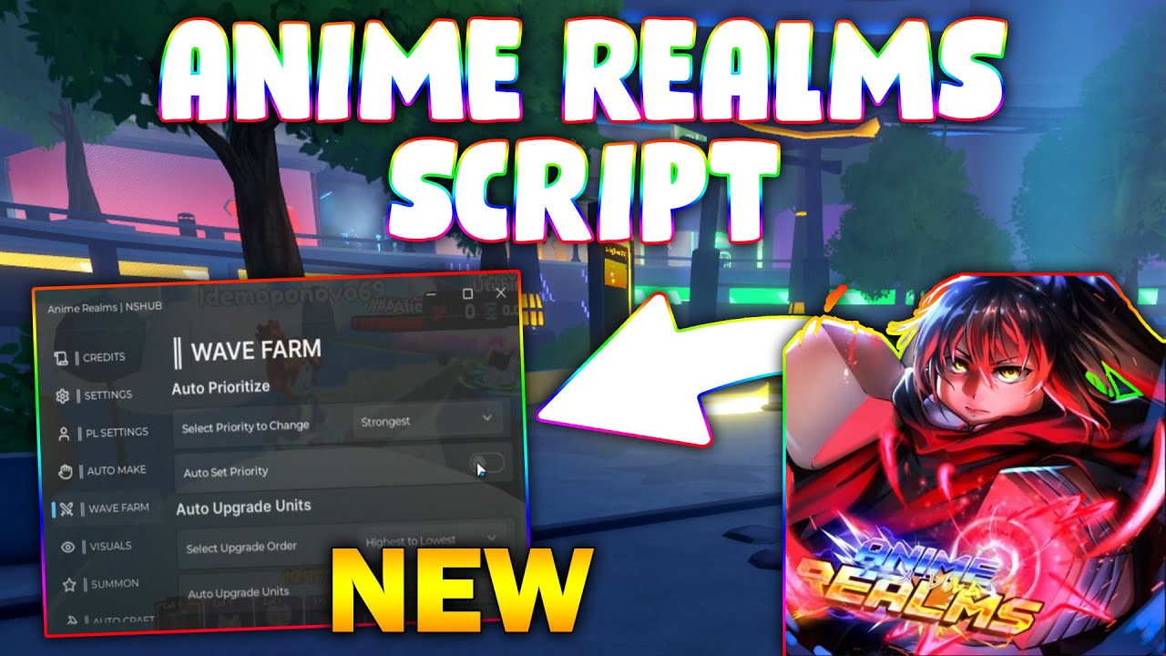 *NEW* Anime Realms Script (PASTEBIN 2024) (AUTO UPGRADE, FAST SUMMON ...