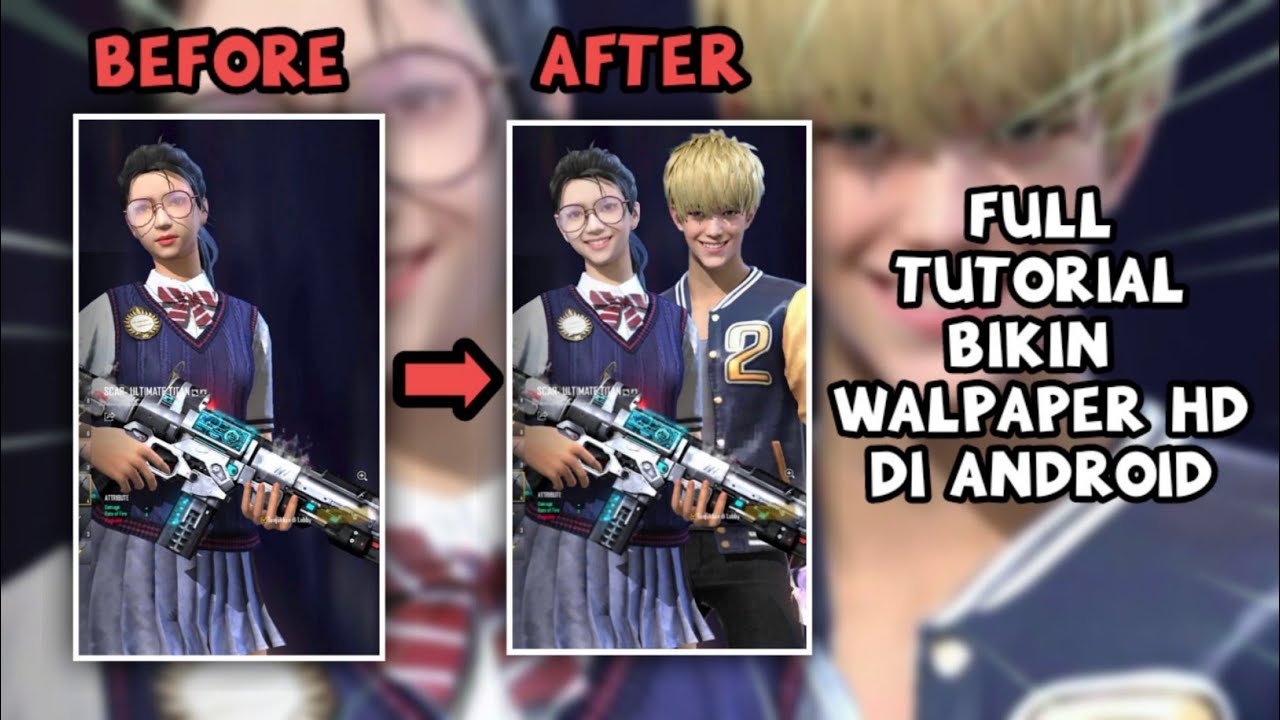 FULL TUTORIAL CARA EDIT FOTO BURIK/BLUR MENJADI HD - YouTube