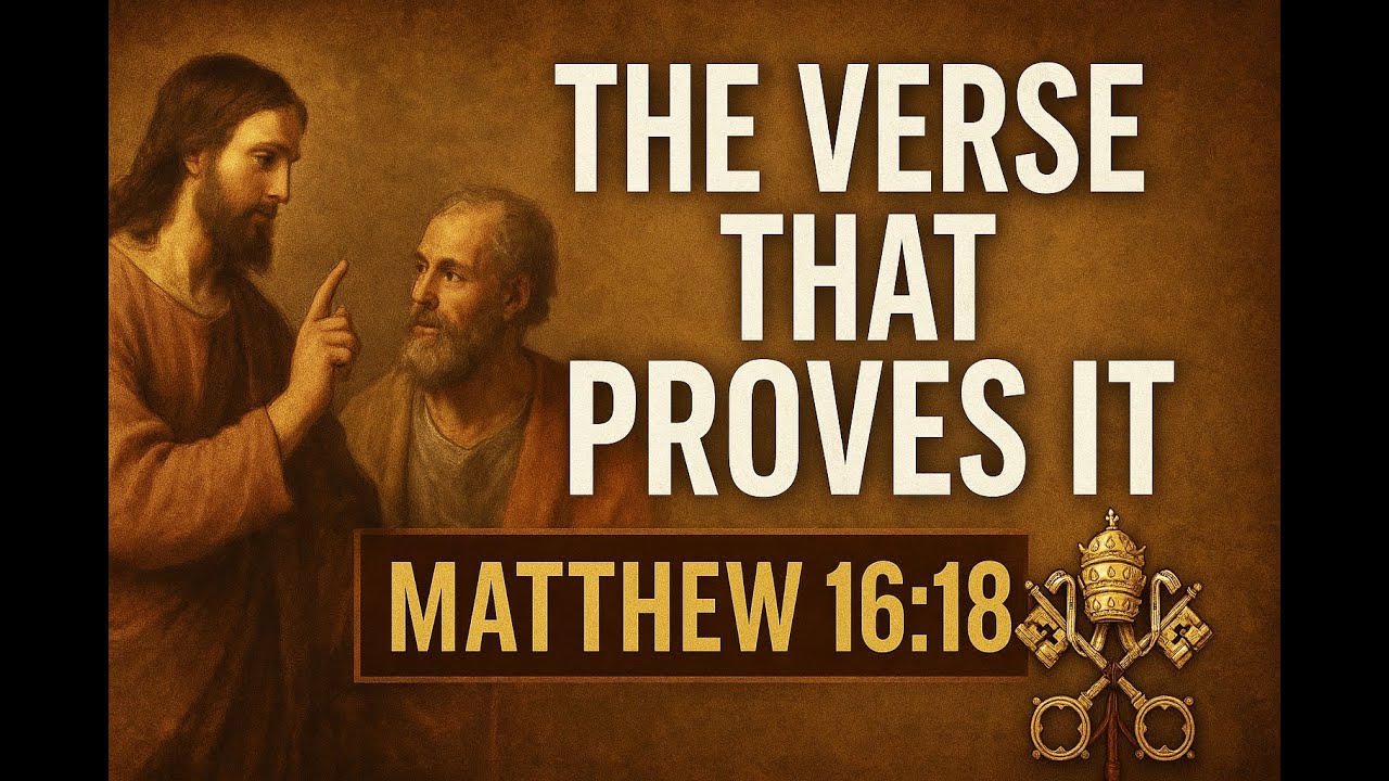 The One Bible Verse That Proves the Catholic Church — Matthew 16:18 ...