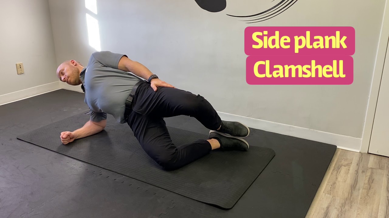 Side Plank Clamshells - YouTube