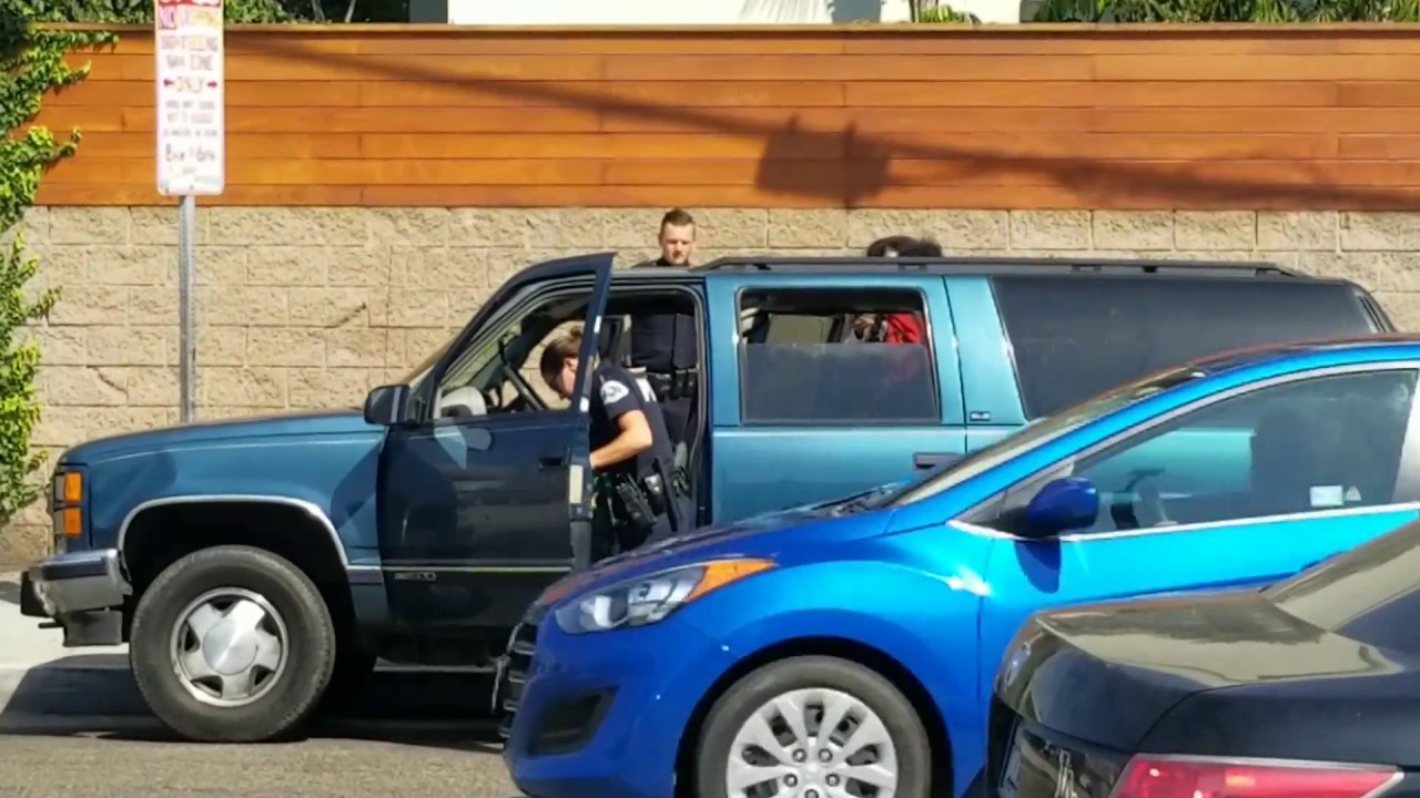 LAPD Pacific division traffic stop Venice beach - YouTube