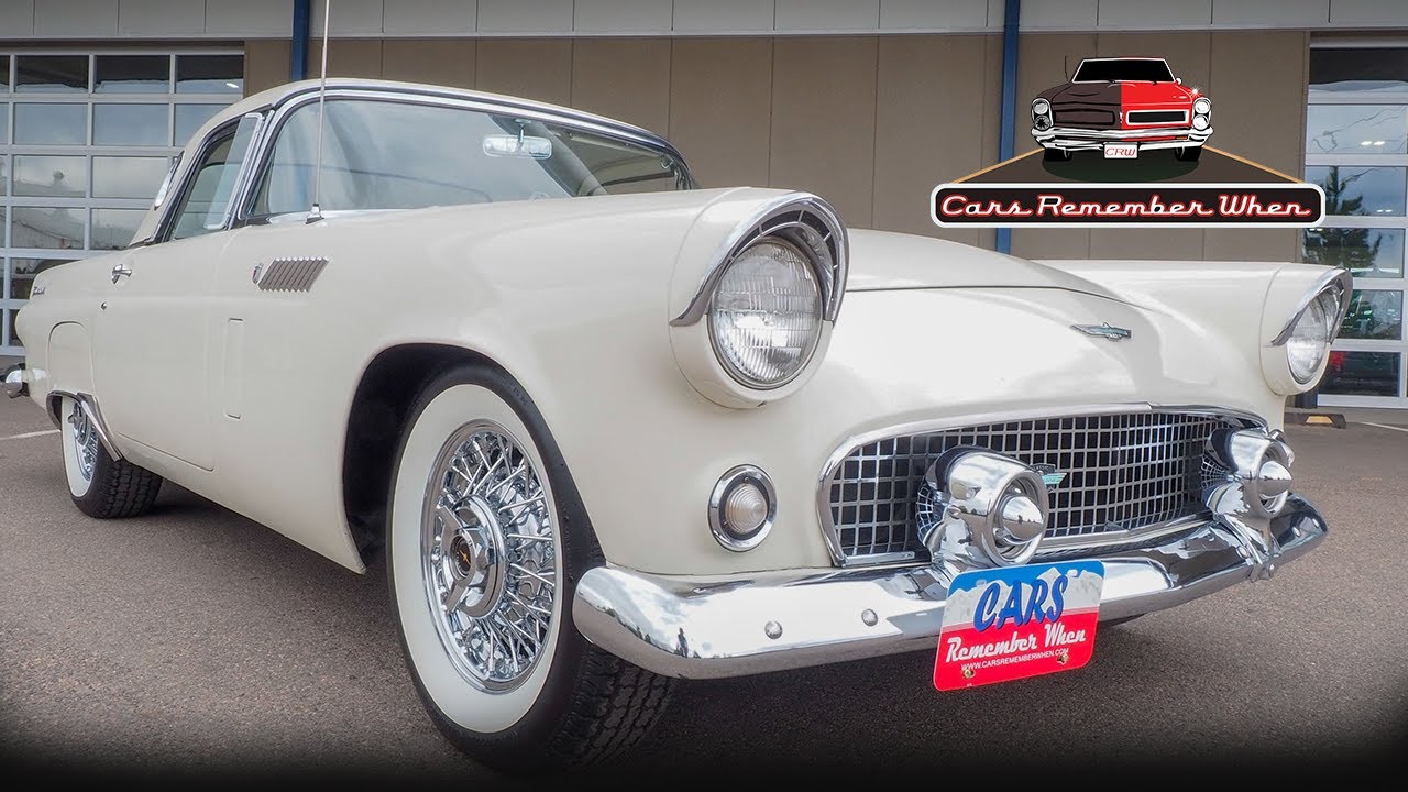 1956 Ford Thunderbird 312 Engine with Both Tops FOR SALE - YouTube