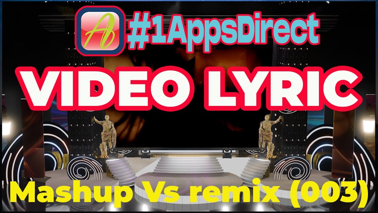 4K Mashup Vs Remix (003) #3D Concert Stage with Crowd Make for Singers ...