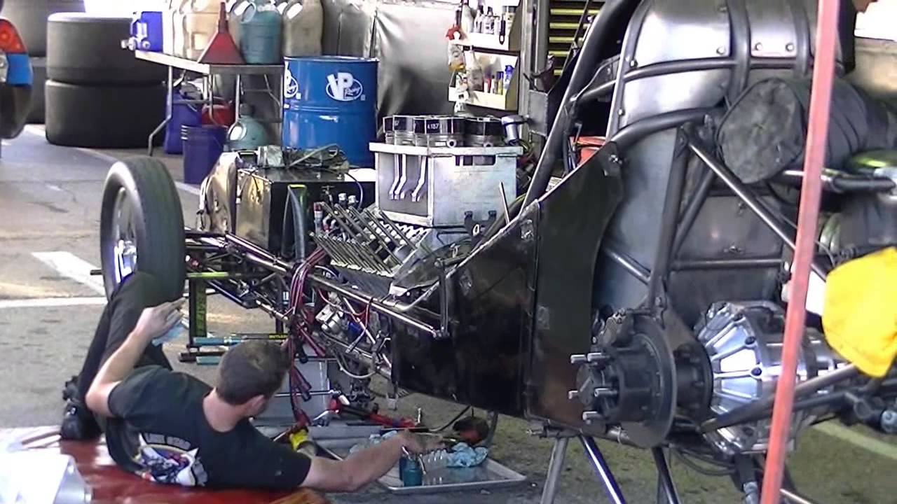 NHRA LVMS 2013 walk through the pits. - YouTube