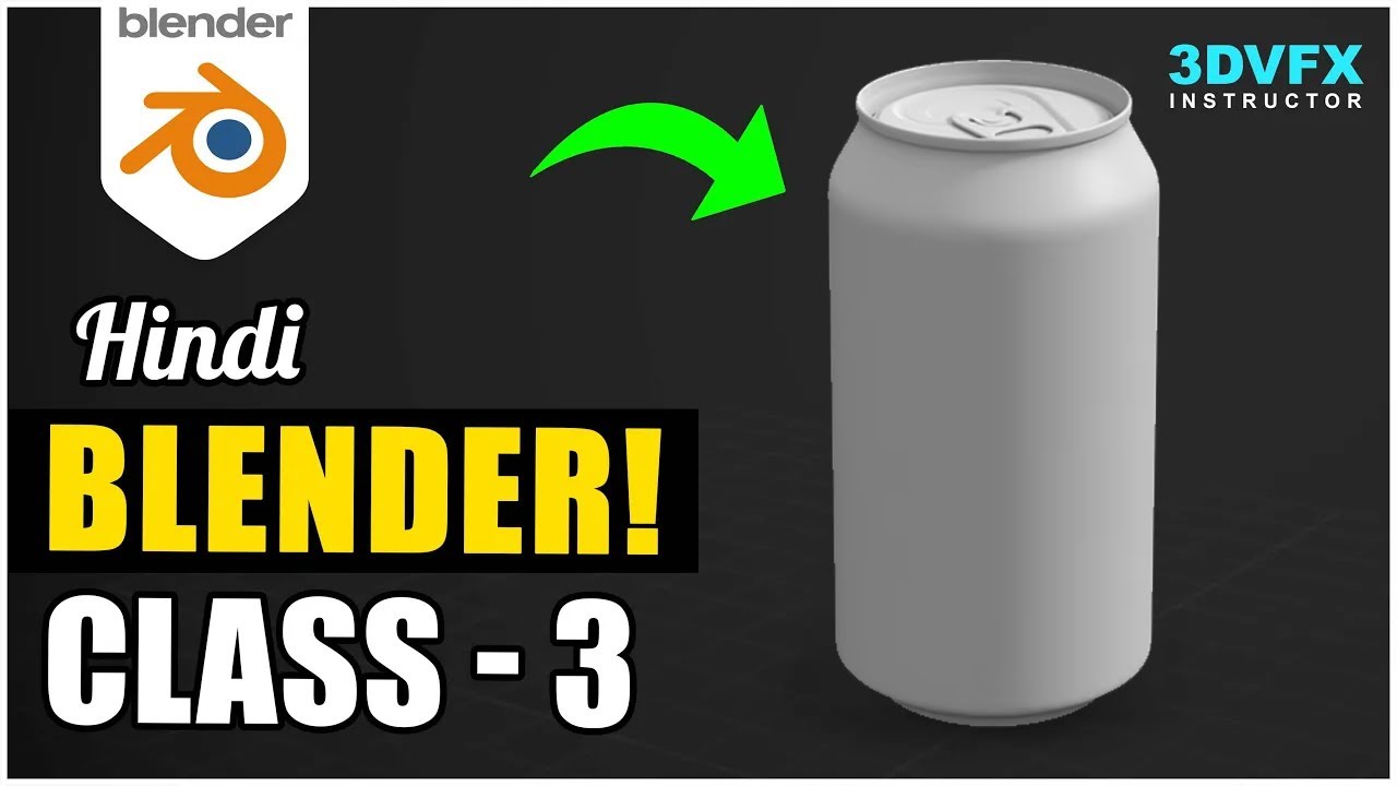 Blender 3D Tutorial: Perfecting Your Can Model - YouTube