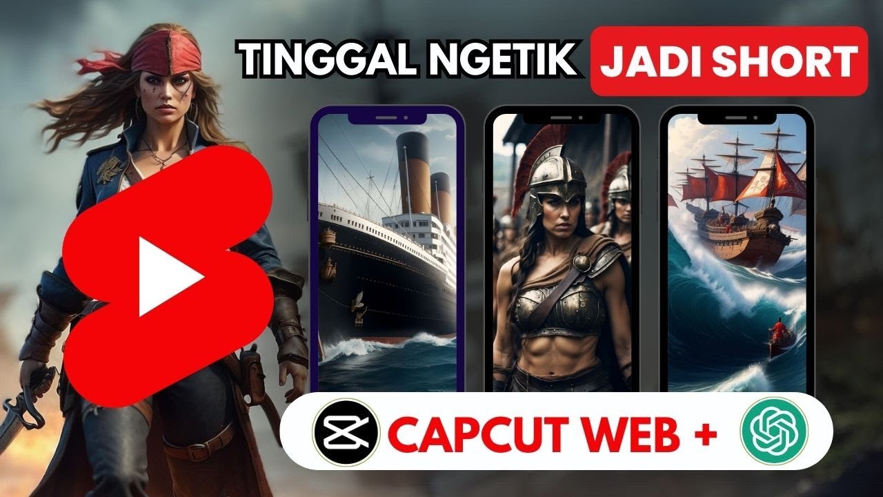 Rahasia! Cara Bikin Youtube Shorts GRATIS DENGAN BANTUAN AI || TUTORIAL ...