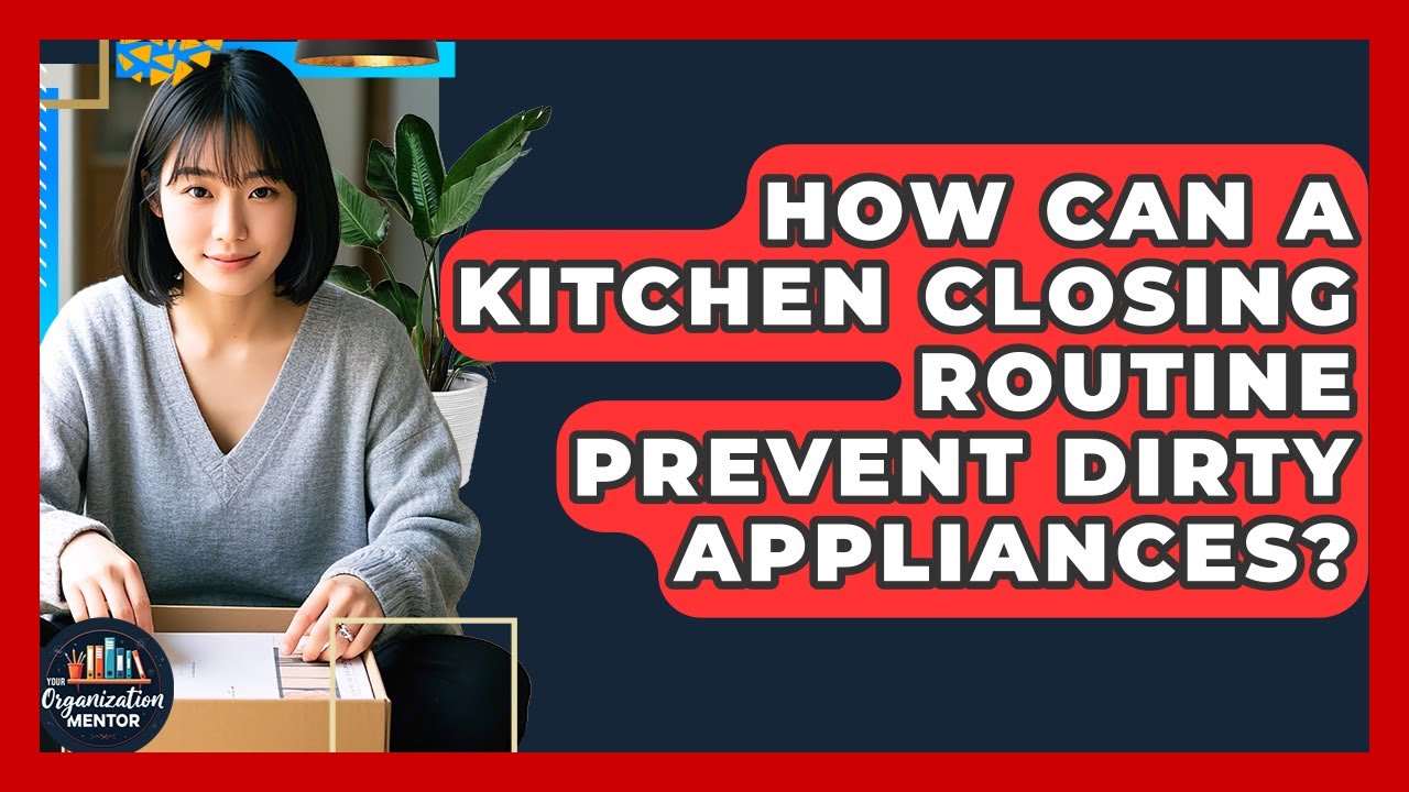 How Can A Kitchen Closing Routine Prevent Dirty Appliances? - Your ...