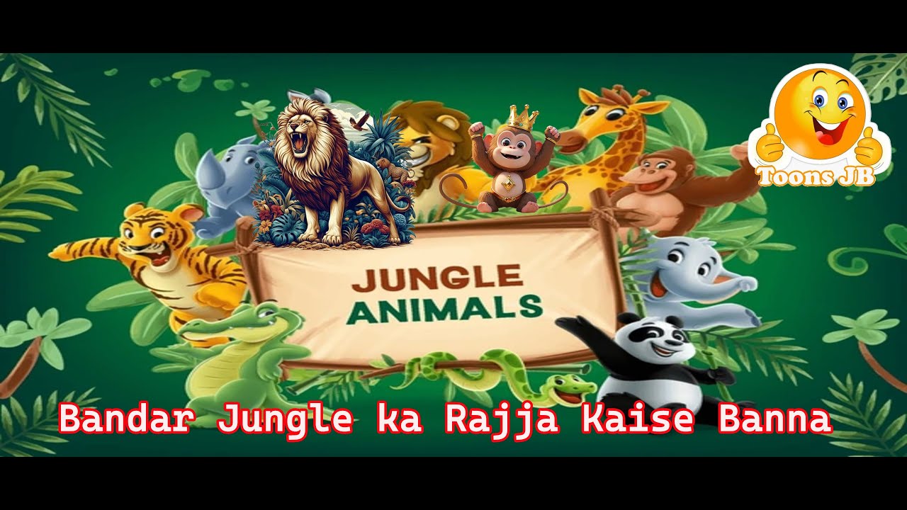 बंदर जंगल का रज्जा कैसे बना जंगल की कहानी II Bandr Jungle ka Raja Kaise ...
