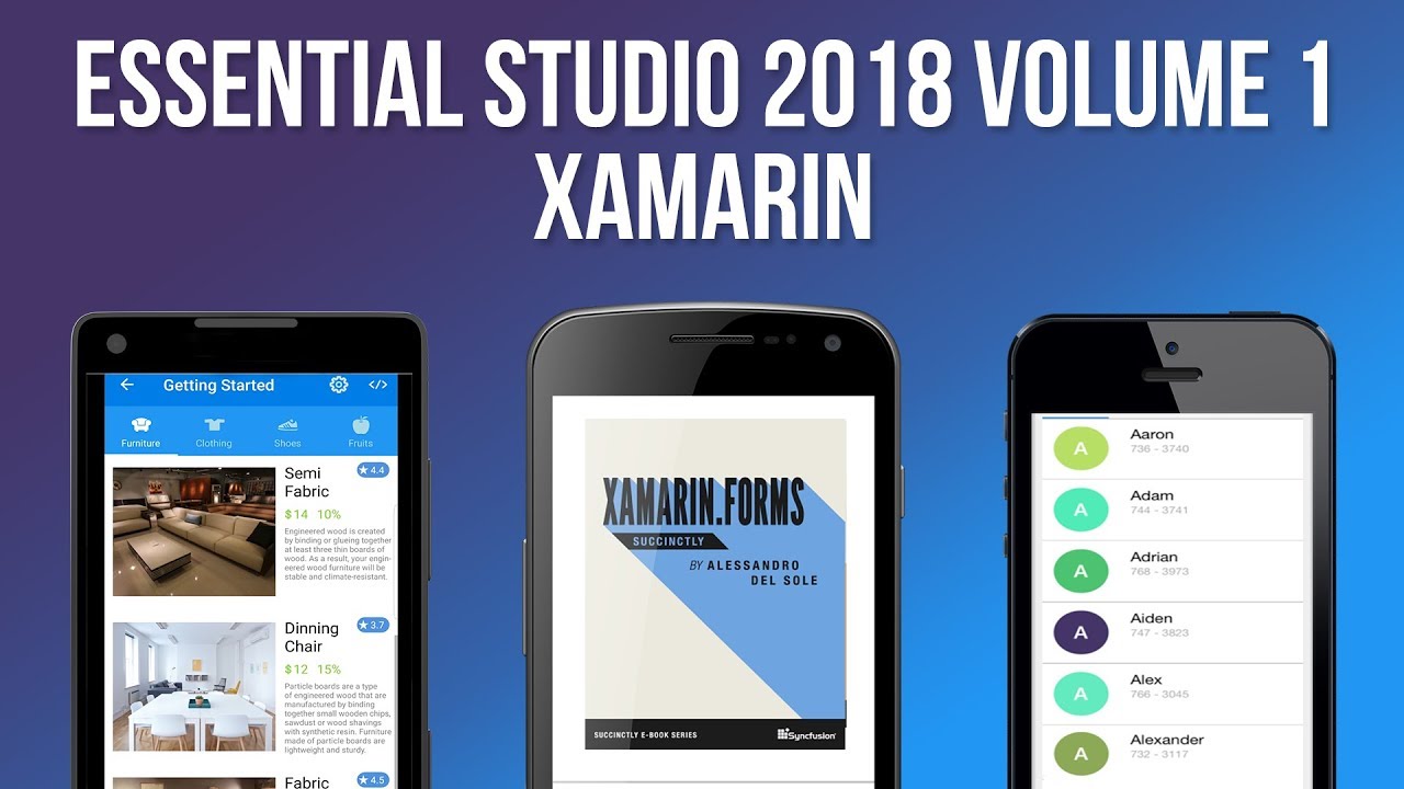 Essential Studio for Xamarin (2018 Volume One) - YouTube