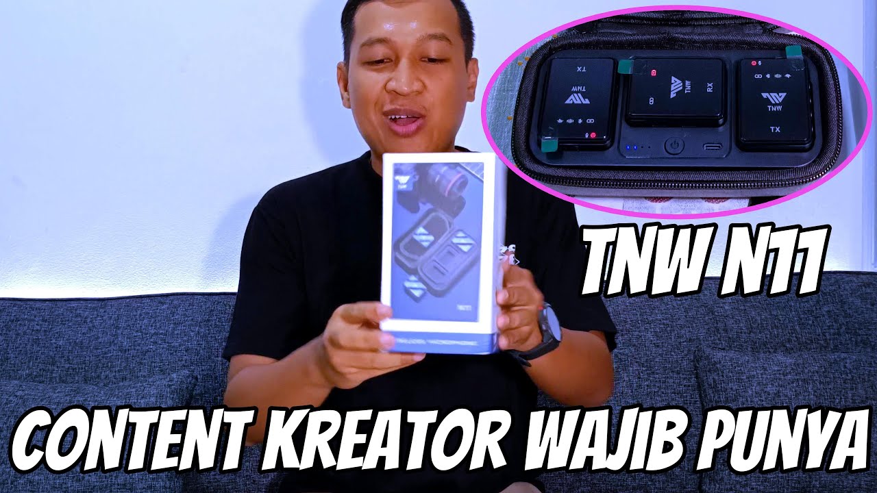 UNBOXING MIC WIRELESS TNW N11 DUAL - YouTube