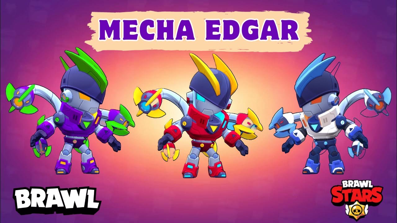 Mecha Edgar Unit-01 New skins #gaming #brawlstars #memes - YouTube