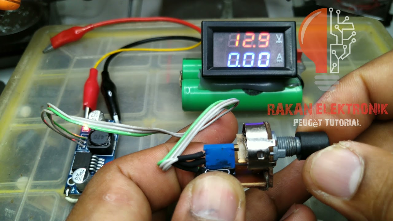 tes hasil modifikasi potensio multi turn - YouTube