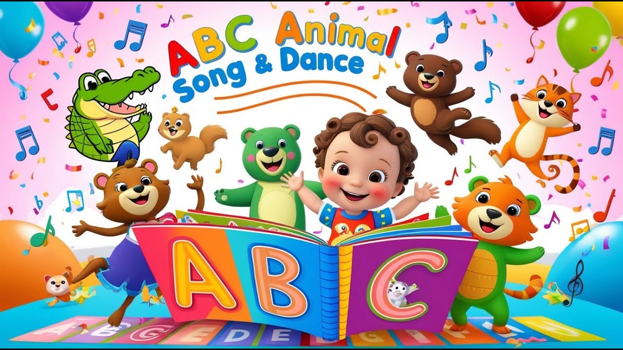 ABC Animal song and Dance for toddlers - YouTube
