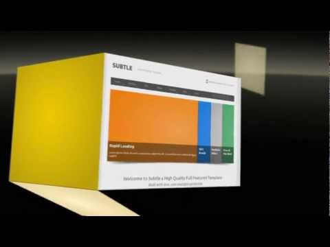 The Subtle Template from Serif Templates. A... - Serif WebPlus Templates