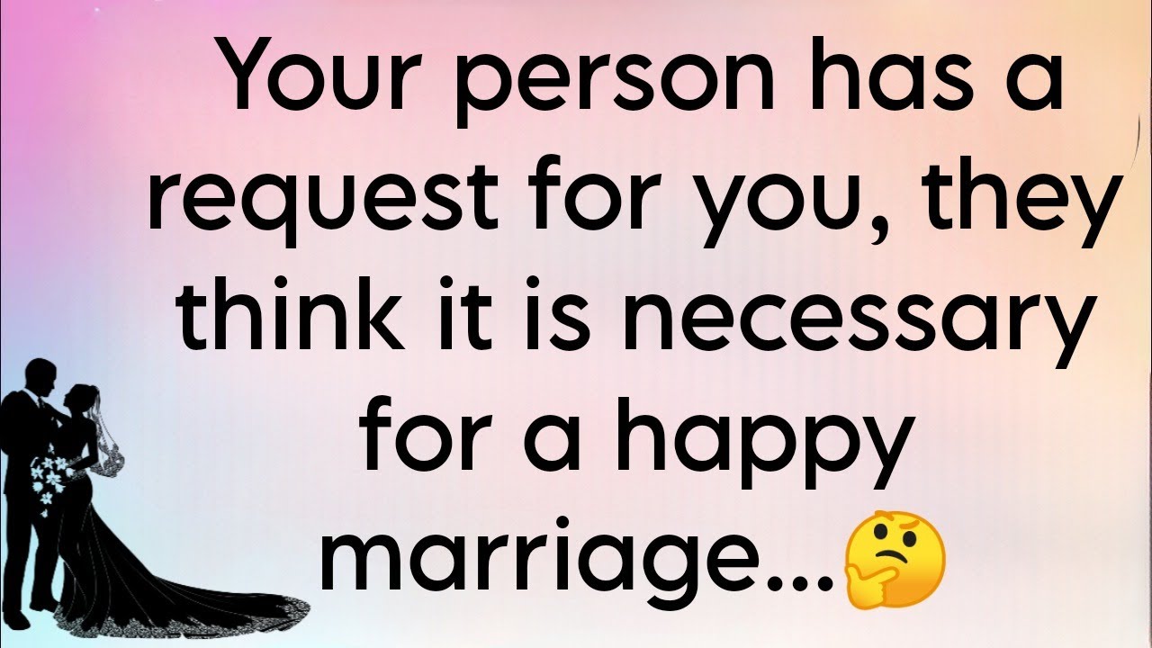 They Has a Request For You, They Think it is Necessary For A Happy ...
