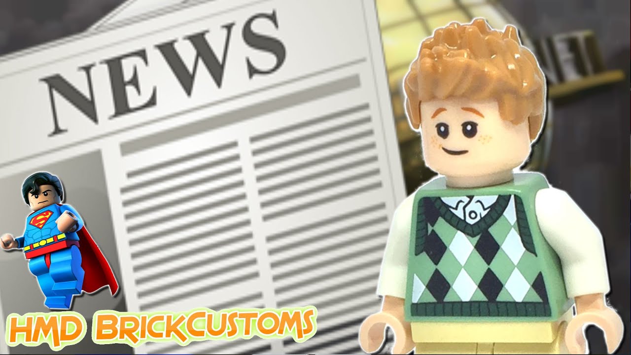 LEGO Jimmy Olsen: Custom Minifigure! DC COMICS - YouTube