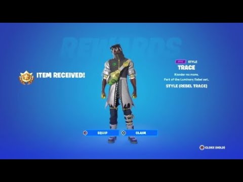 Fortnite Unlocking Rebel Trace🔓 Getting a victory Royal🔥 GOING CRAZY💨 ...