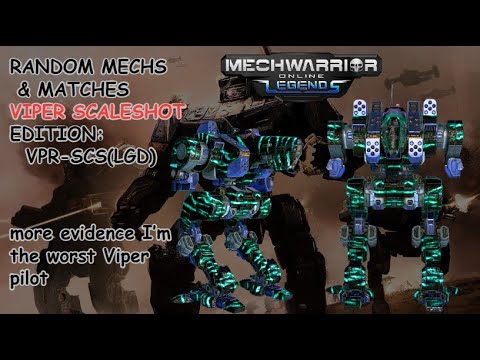 MWO: Random Mech's n' Matches VOL 25 - Viper Scaleshot Matches - YouTube