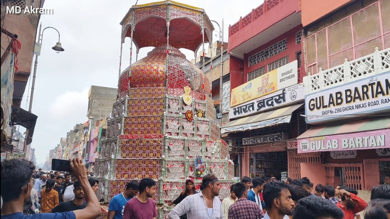 jaipur Muharram taziya 2023 Mohalla pannigiran Taziya (( Beautiful Art ...