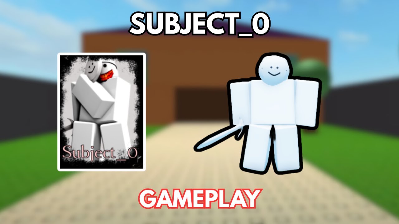 ROBLOX Forsaken NEW Subject_0 Jason skin gameplay - YouTube