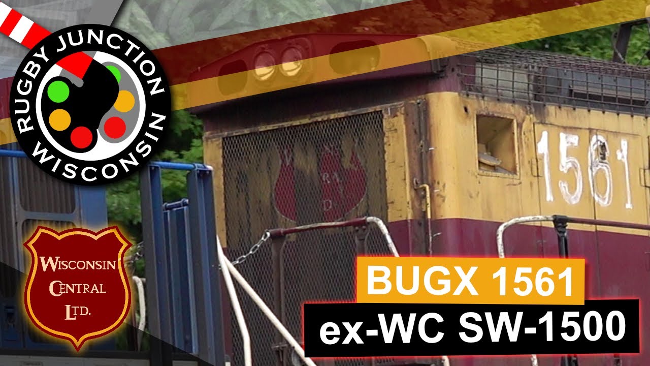 Wisconsin Central SW-1500 BUGX #1561 at Rugby Junction WI - YouTube