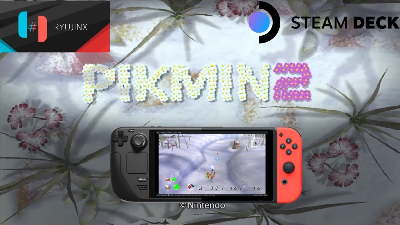 Steam Deck: Pikmin 2 [Switch] w/ Ryujinx - YouTube