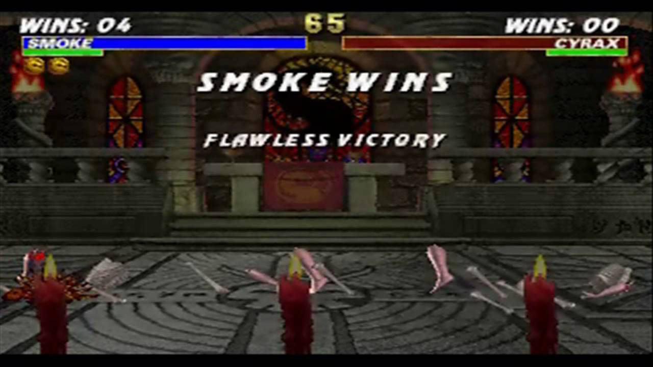 Mortal Kombat Trilogy - Human Smoke Animality - YouTube