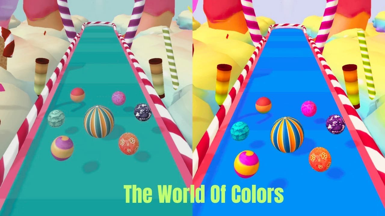 Candy Ball Run - The World of Colors | Satisfying Gameplay | Games Only ...