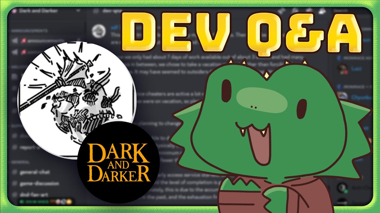 Deep Dive Into SDF's Secret Discord Q&A | Dark and Darker - YouTube
