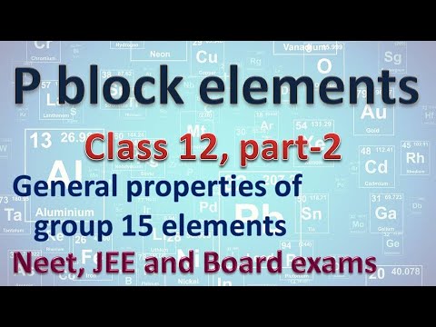 p block elements class 12 part-2 - YouTube