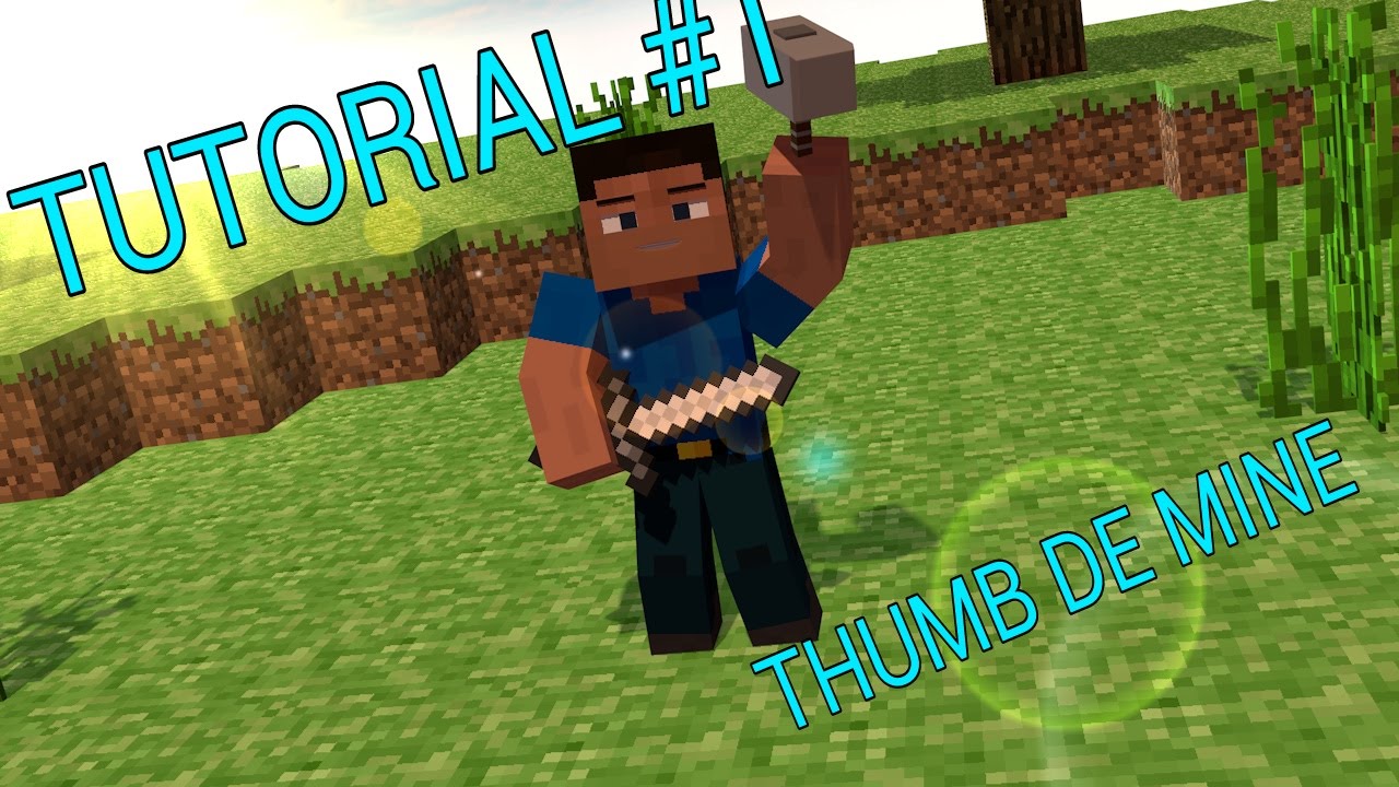 #01 TUTORIAL DE THUMB DE MINECRAFT NO CINEMA 4D!! - YouTube