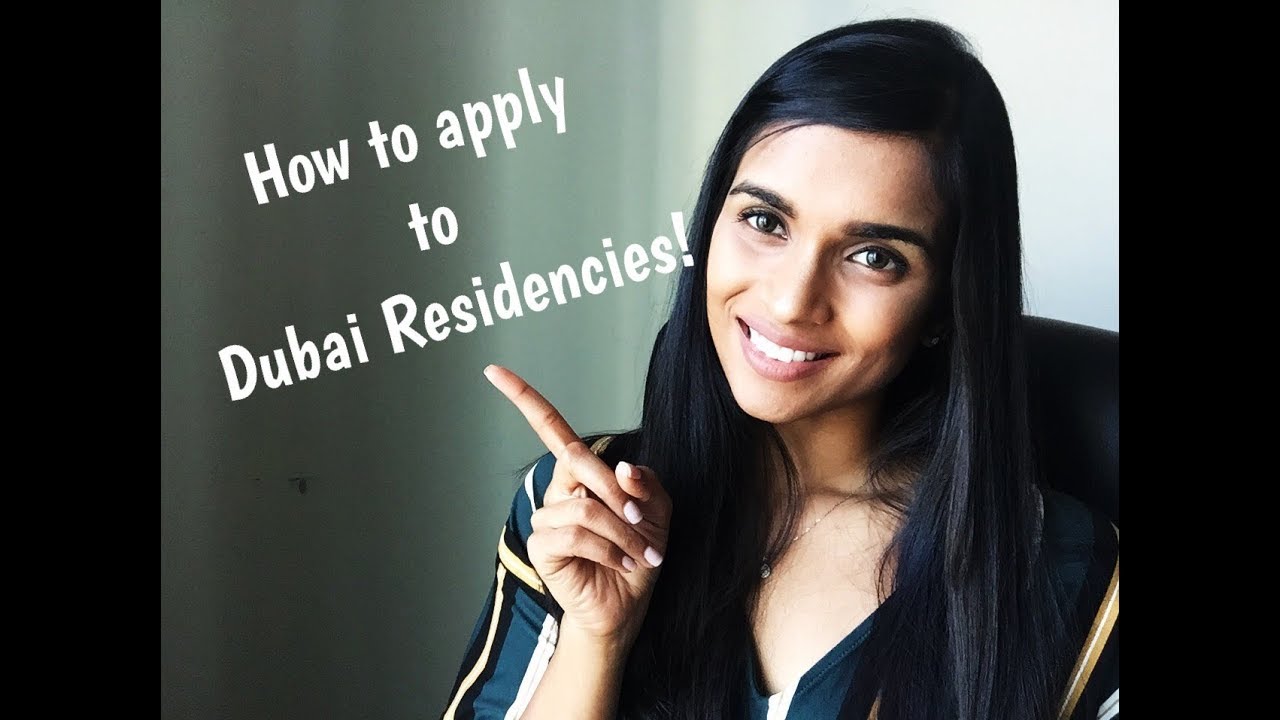 HOW TO APPLY TO DUBAI RESIDENCY PROGRAMS! - YouTube