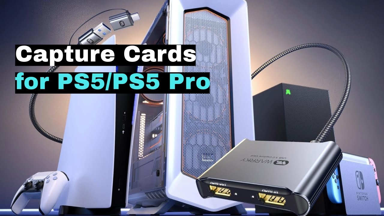 Capture Cards for PS5 and Ps5 Pro streaming - YouTube