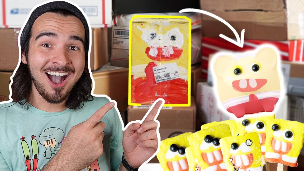 Spongebob Popsicle Piggy Bank! (Fan Mail Opening!) - YouTube