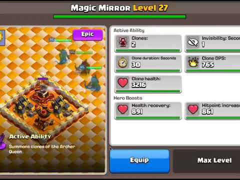 New Archer Queen Ability - MAGIC MIRROR 🪞 | Clash of Clans - YouTube