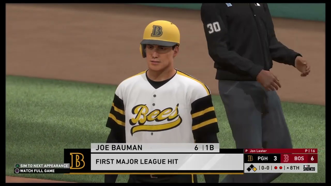 E:7 20-04-02- Joe Bauman picks up his first legends league hit! - YouTube