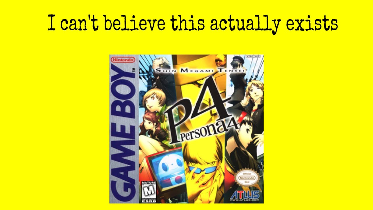 Persona 4 for the GameBoy?! - YouTube